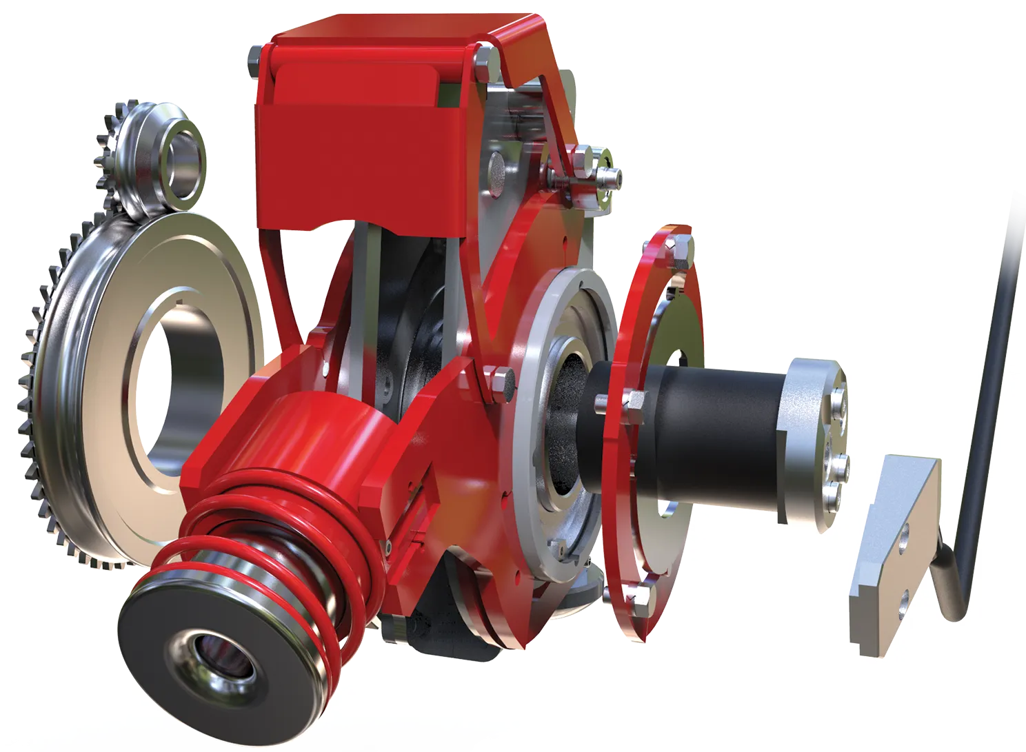 Forstseilwinde EGV 55 AHK - Einfache elektro-hydraulische Funksteuerung - Tajfun